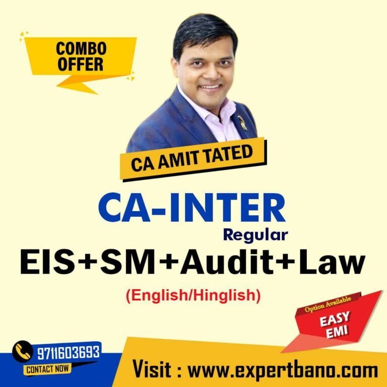 CA Amit Tated Classes, Pendrive Classes, Video Lectures - expertbano