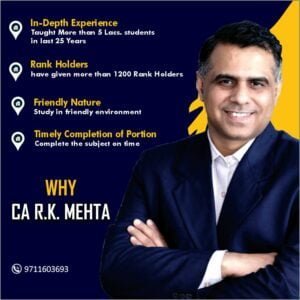 RK Mehta, Sumit Parashar, CA Nitin Gupta, CA Jitin Tyagi Classes ...