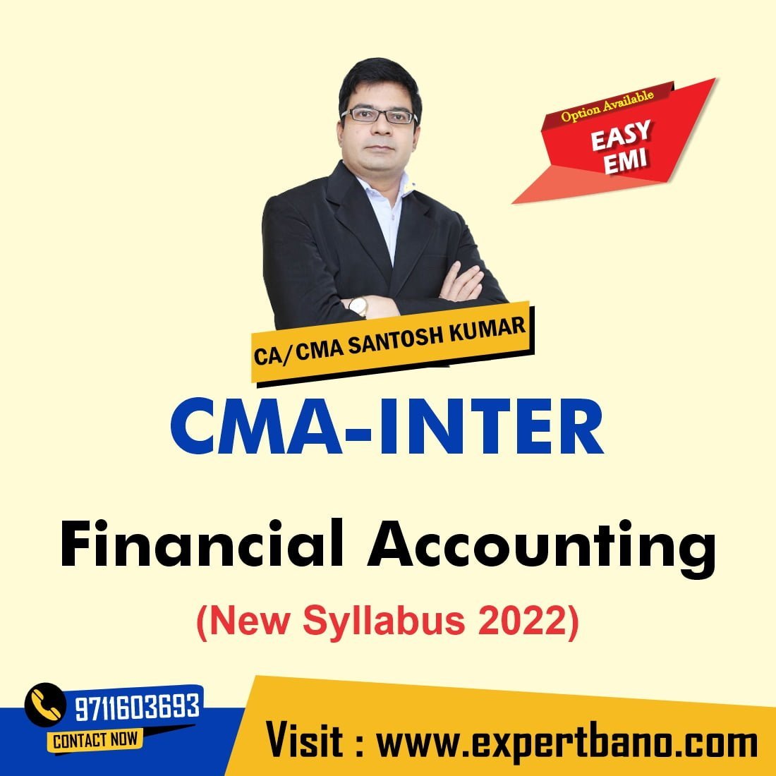 CMA Inter Group 1 Financial Accounting By CA/CMA Santosh Kumar (New ...