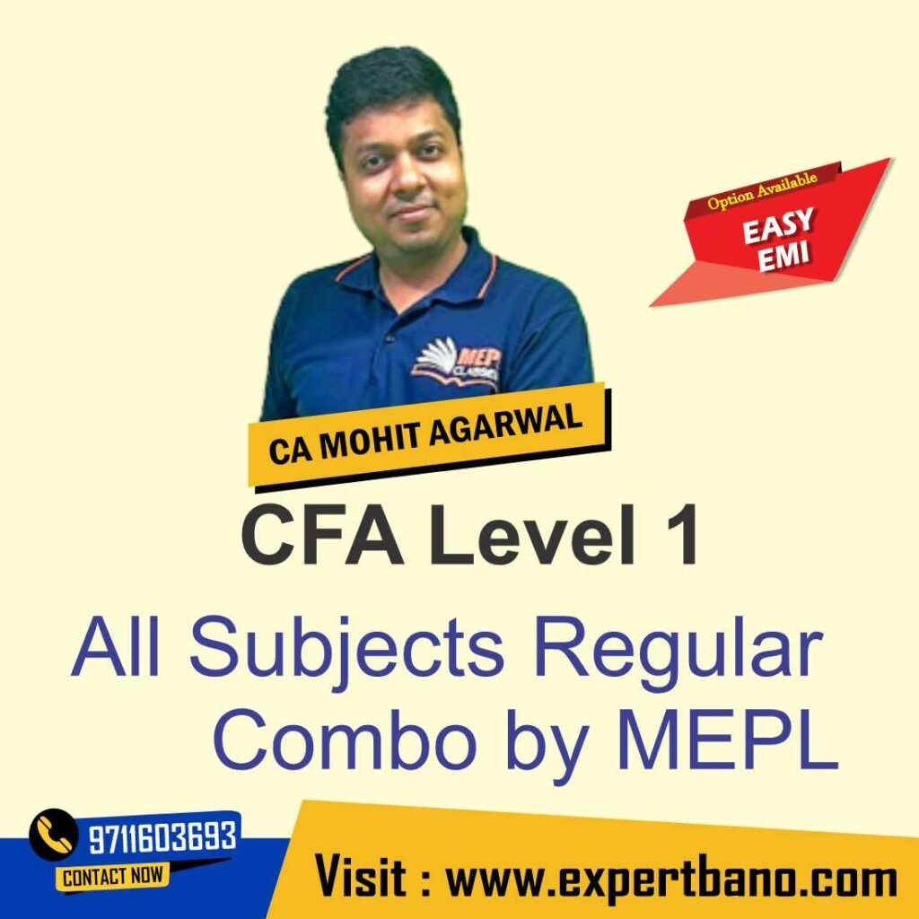 CFA Level 1 All Subjects Regular Combo by MEPL Classes