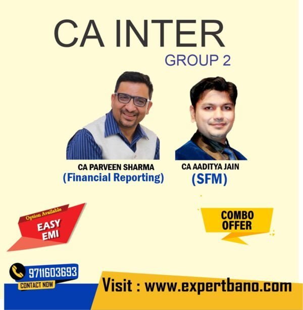 CA Final FR by CA Parveen Sharma and SFM by CA Aaditya Jain Combo